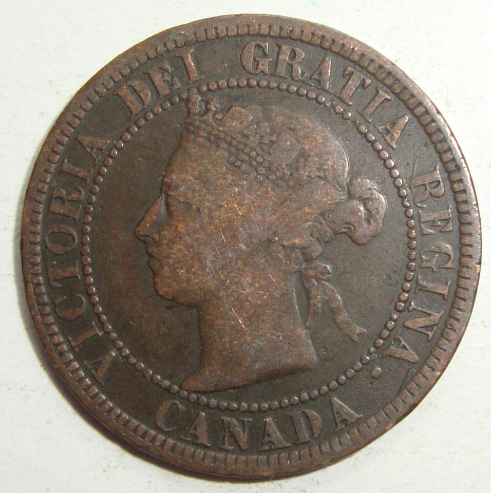 1882 H CANADA ONE 1 CENT VICTORIA LARGE PENNY COIN | eBay