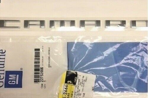2010-2015 Chevrolet GM Camaro Fender Emblem Badge Nameplate | 22752666 ...