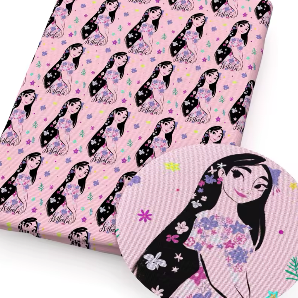 Disney Encanto Isabella Character polyCotton Fabric Half Yard (18” x 55 ...