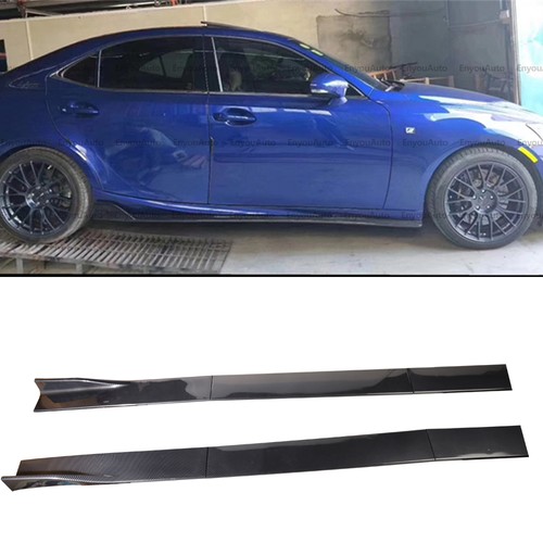 For Lexus Rc-f Rc200 Rc300 Rc350 86" Side Skirt Extension Rocker Panel ...