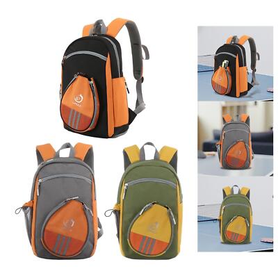 Sports Backpack Ping Pong Storage Bag Waterproof Table Tennis Racket ...