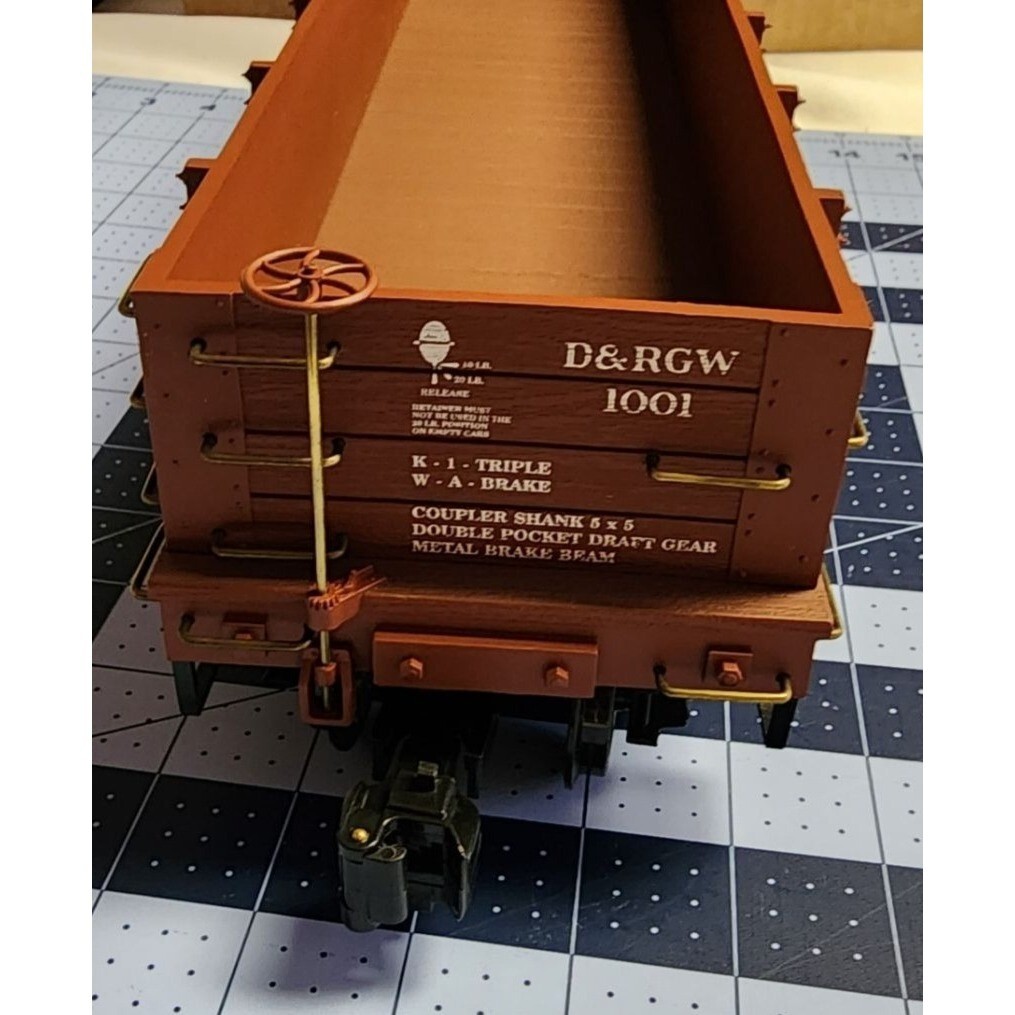 Aristocraft G Scale Denver & Rio Grande Western Wood Side Gondola Car ...