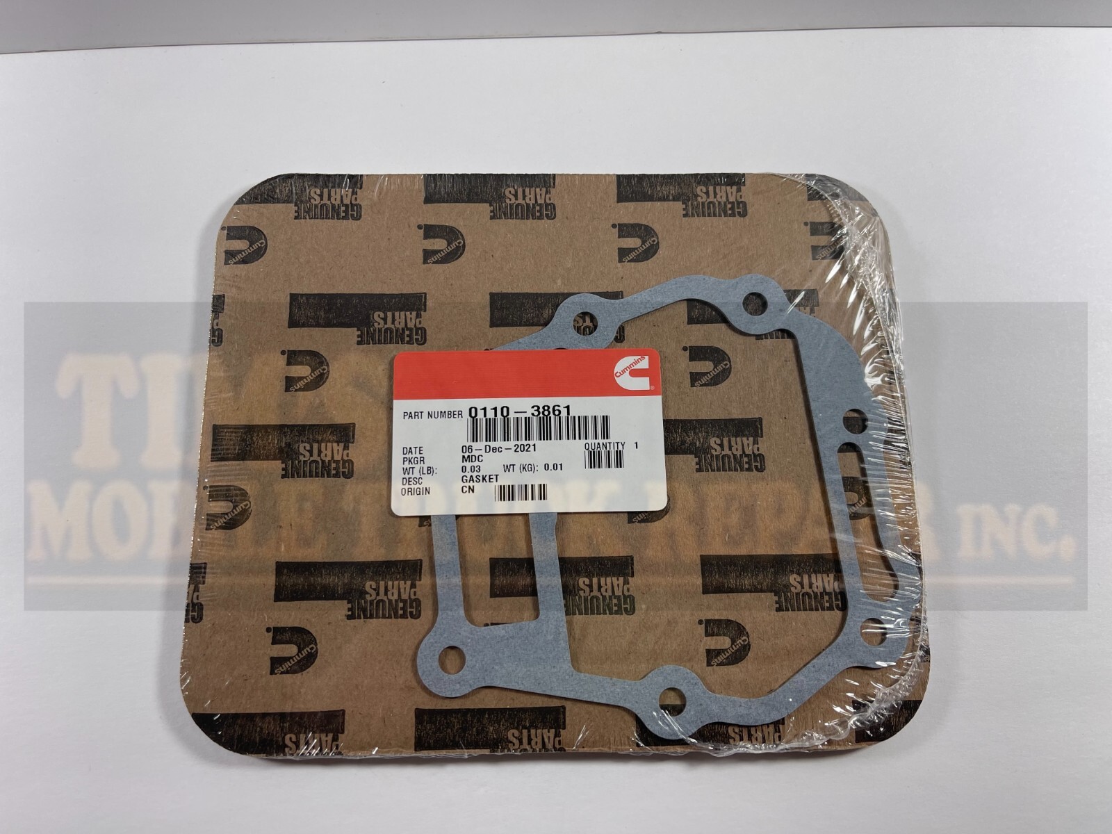 Cummins Onan Genuine Factory Valve Cover Gasket 110 3861 Micro Quiet KY ...
