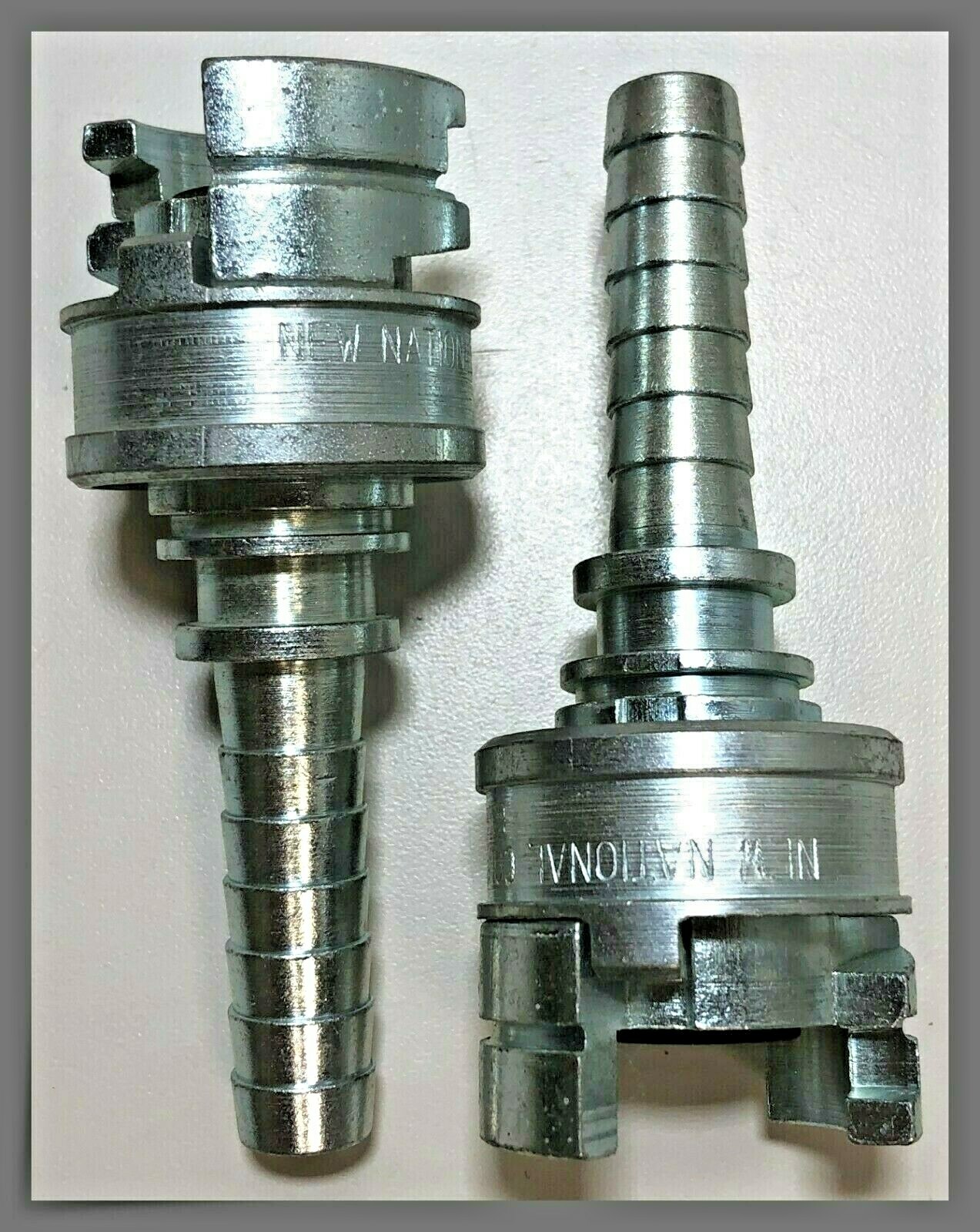 HS8 1/2" Hose Barb National Coupling Thor Compatible w/ locking sleeve ...