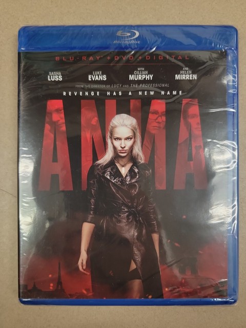 Anna 2019 Blu-ray DVD 2 Discs Sasha Luss Luke Evans Cillian Murphy ...