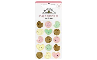 Doodlebug 7089 Bake Me Happy Shape Sprinkles Epoxy Stickers | eBay