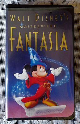 1991 FANTASIA Walt Disney VHS Movie Masterpiece Original Sorcerer's ...