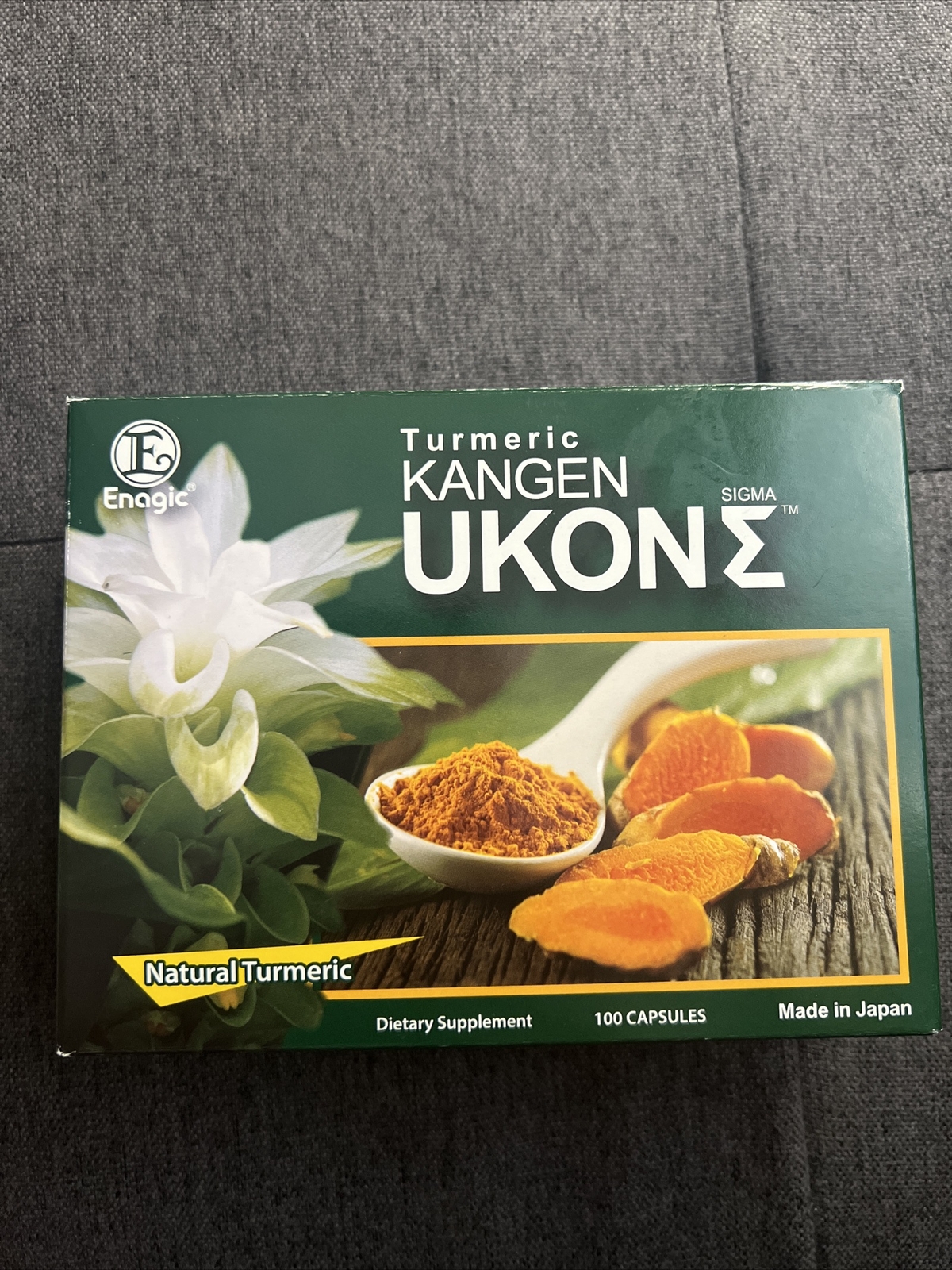 Authentic Kangen Ukon Turmeric by ENAGIC 100% Organic Capsules (Exp ...
