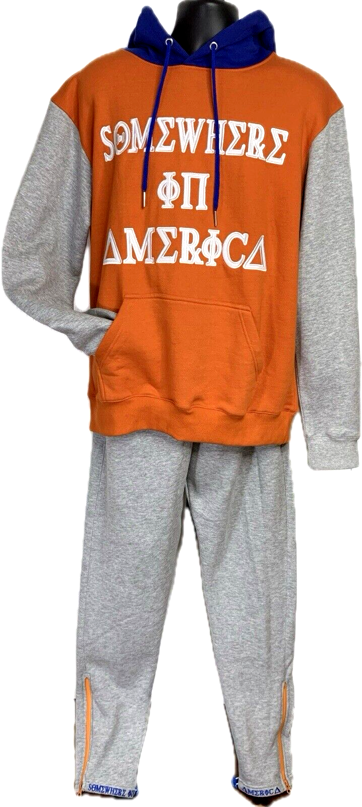 SIA Collective Hoodie Sweatpants Mens XL Somewhere In America Greek ...