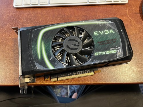 EVGA GeForce GTX 550 Ti 1GB DDR5 PCIe Dual DVI- Mini HDMI Graphics Card ...