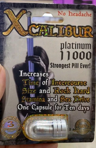 Xcalibur Better Than Zeus! Male Supplement Pill (3) + $10 Bonus! 6 ...