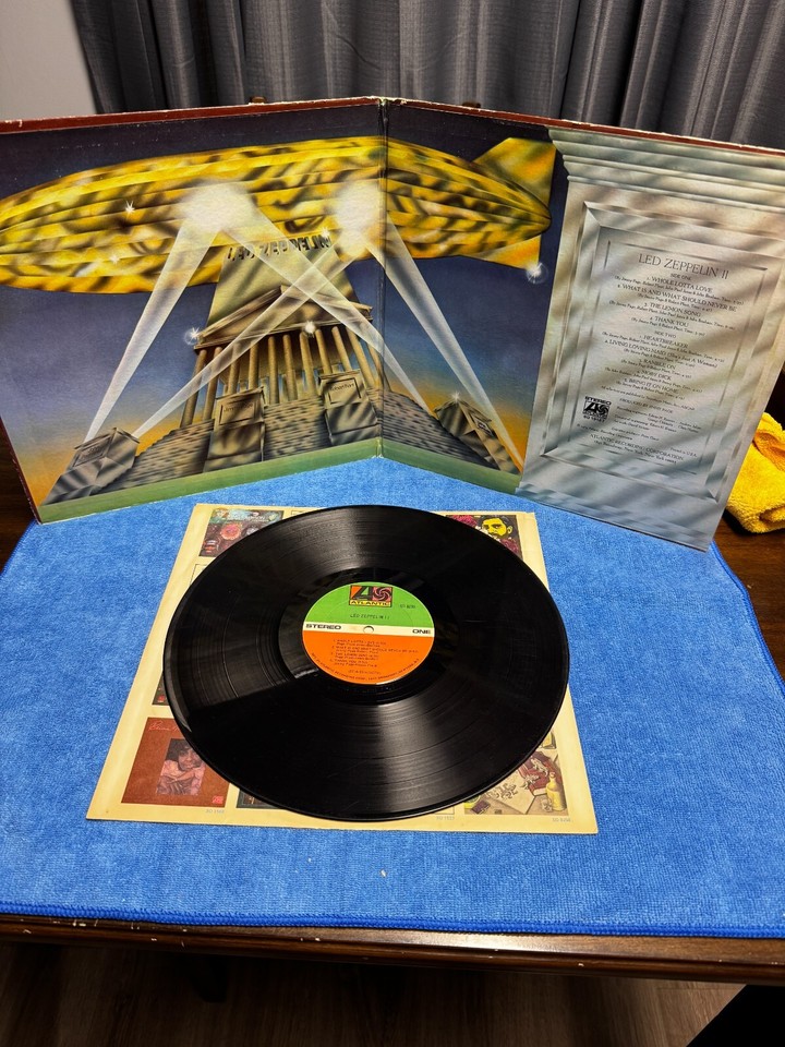 LED ZEPPELIN ‎– Led Zeppelin II Vinyl LP 1969 Atlantic ‎– SD 8236 VG+ ...