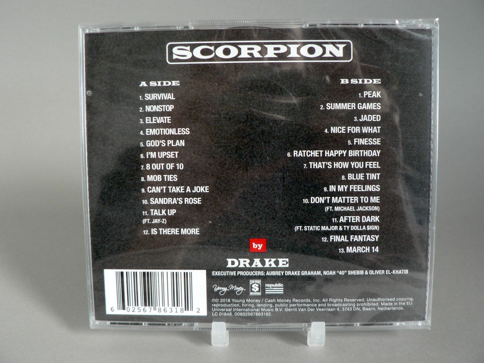 DRAKE - SCORPION 2 CD DOUBLE DISC ALBUM 2018 MINT SEALED BRAND NEW ...