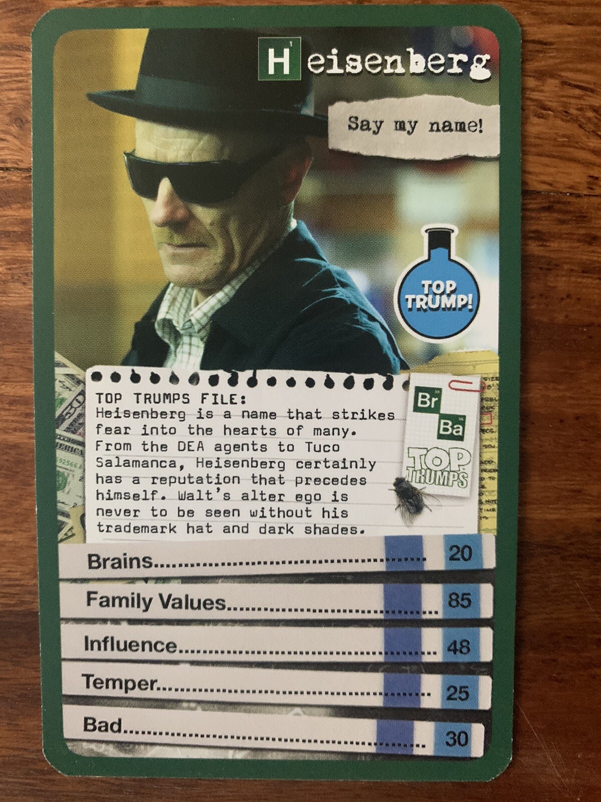 Top Trumps Breaking Bad Playing Cards Complete Heisenberg Walter ...