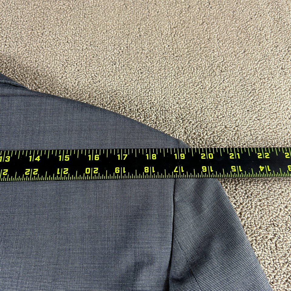 Paul Stuart Men's Hacking Jacket Sport Coat Blazer Gray Nailhead Size ...