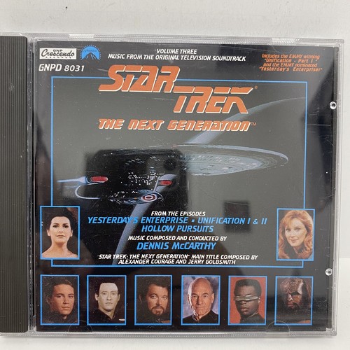 Star Trek: The Next Generation TV Soundtrack CD Volume 3 GNPD 8031 | eBay