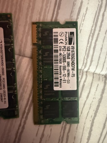 Lot Of 5 DDR2 Laptop RAM Sticks 128MB To 1GB | eBay