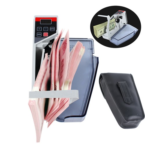 Portable V40 Handy Bill Cash Money Count Machine Mini Banknote Currency ...