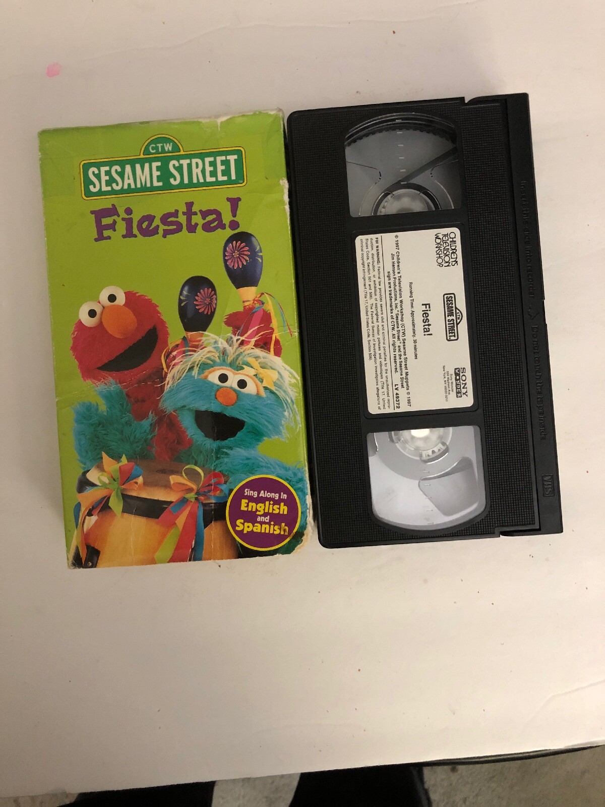 Sesame Street Fiesta!(VHS 1997)TESTED RARE VINTAGE COLLECTIBLE SHIPS N ...