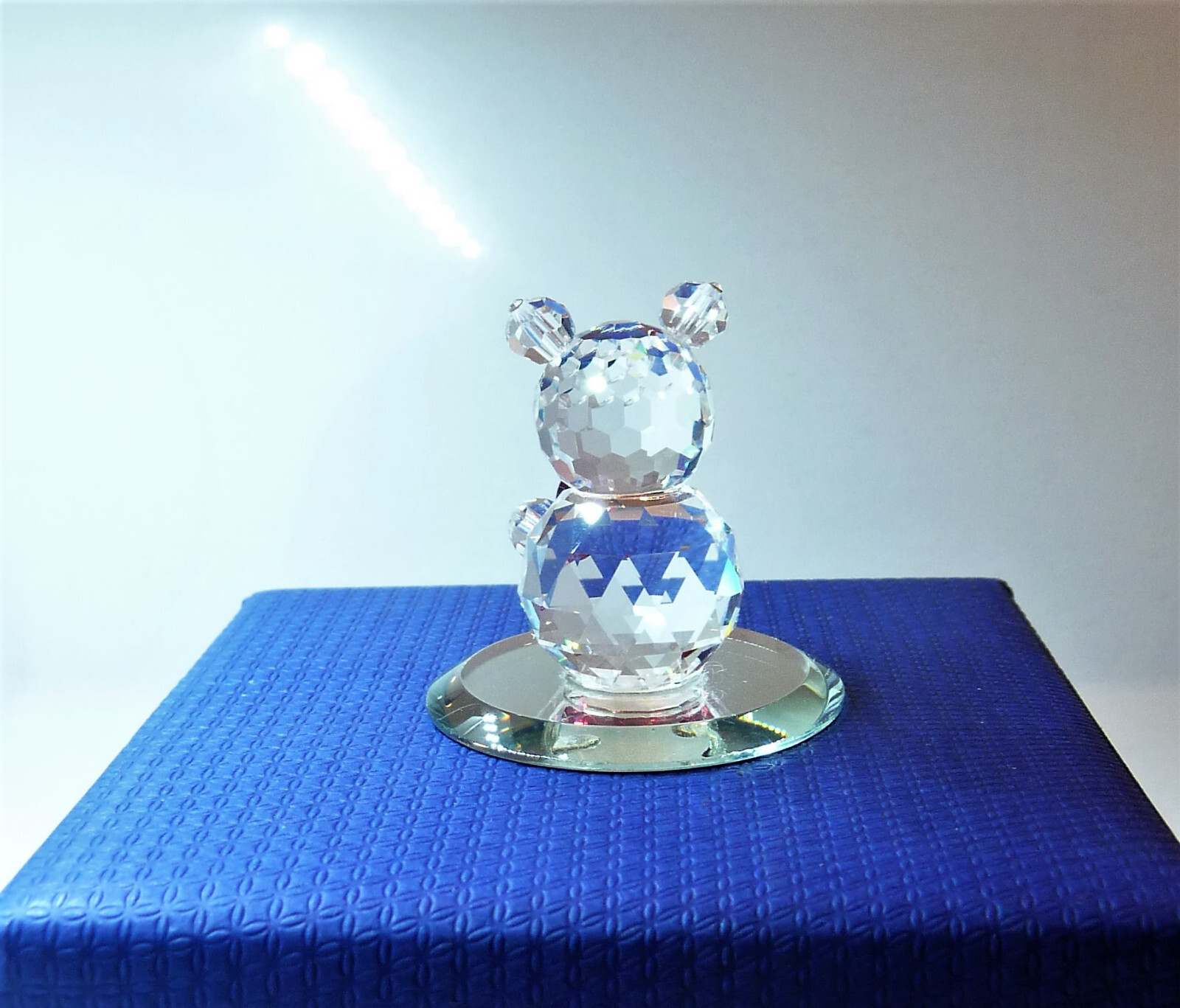 Vintage Crystal De Lites by Manon Teddy Bear With Red Heart | eBay