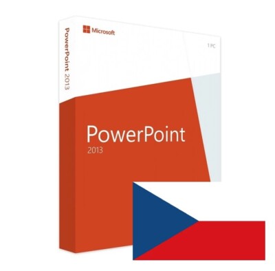 NEW Microsoft Office 2013 PowerPoint Power Point Czech Medialess non-commercial | eBay