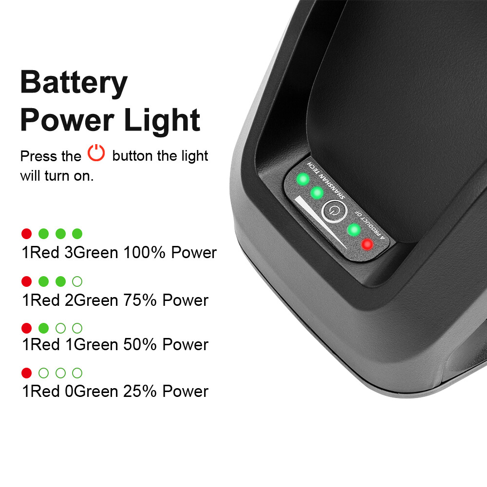 YOSE POWER E bike Akku 36V 15,6Ah 577Wh HL-Plus Batterie Pedelec ...