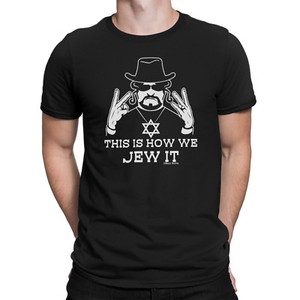 Mens ORGANIC Cotton T-Shirt This Is How We JEW It Funny Jewish Judaism ...