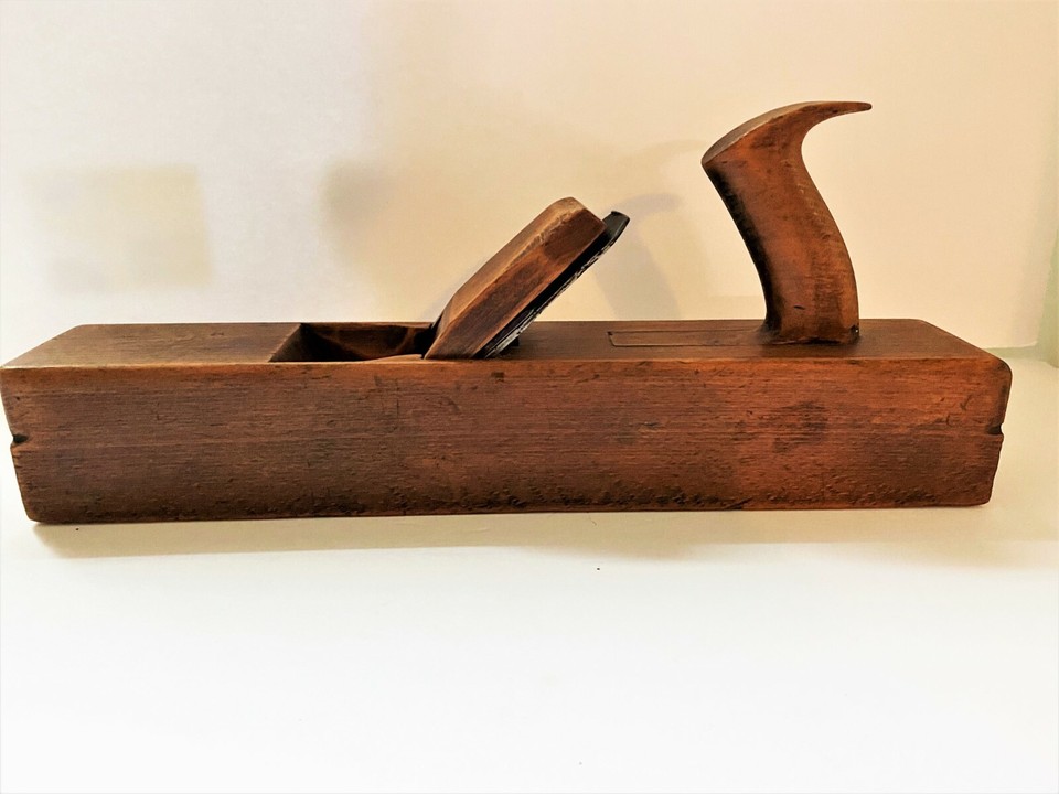 Antique Woodworking Plane Large Wood Block Plane Greenfield Mass 1851 ...