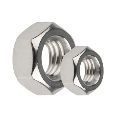 M12 HEX FULL NUT HEXAGON NUTS HEX NUT STAINLESS STEEL A2-70 304 DIN 934 ...