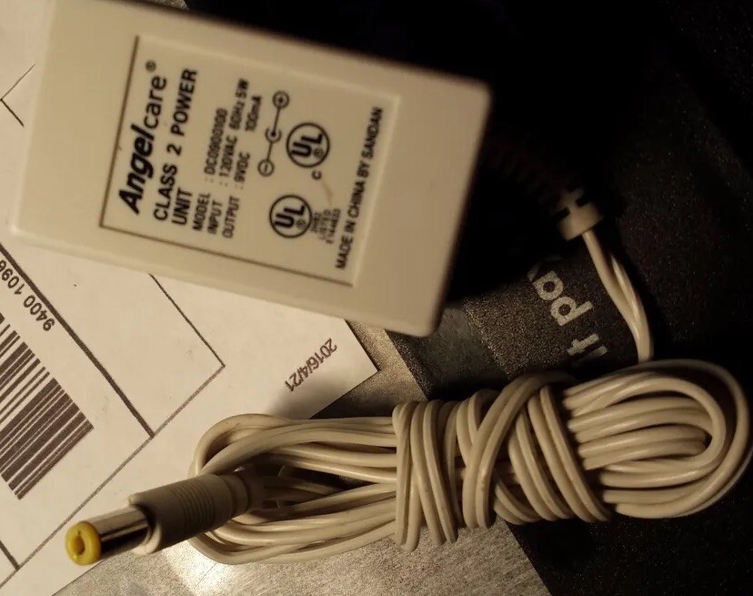 Angelcare Model DC0900100 Class 2 Power Adapter Charger Plug 9VDC 100mA ...