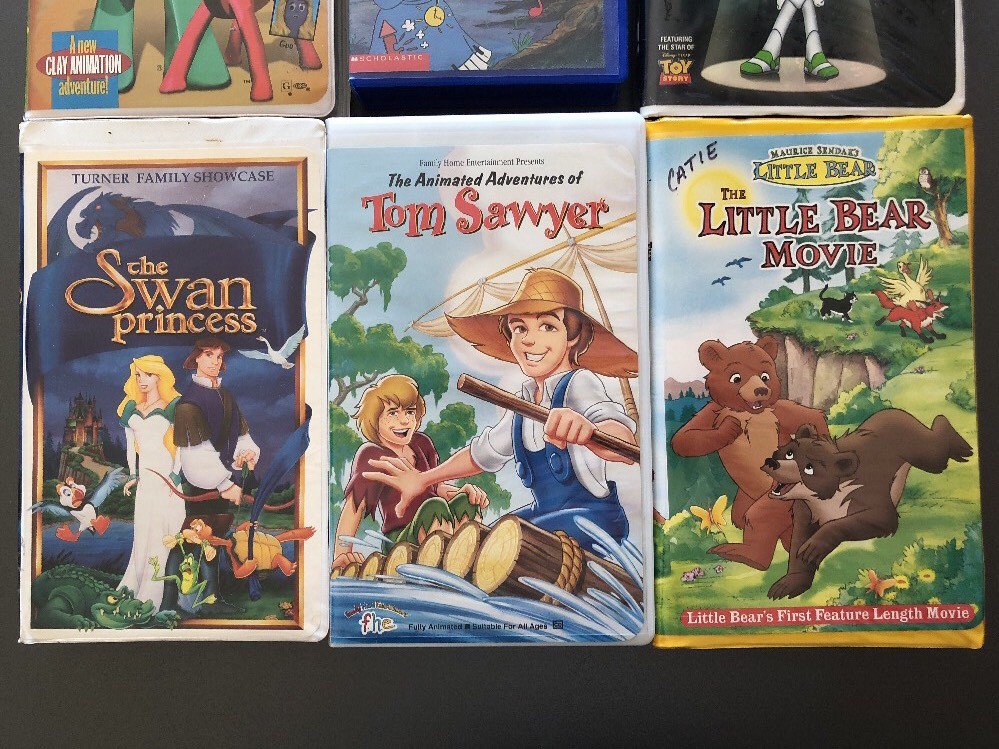 Lot of 6 VHS Children’s Tapes Gumby Buzz Lightyear Little Bear Tom ...