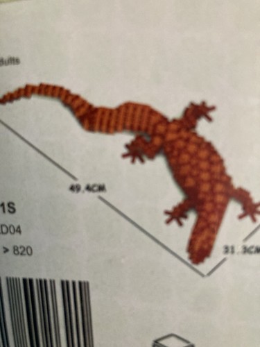 Jecka Red Ackie Lizard building blocks for adults | eBay