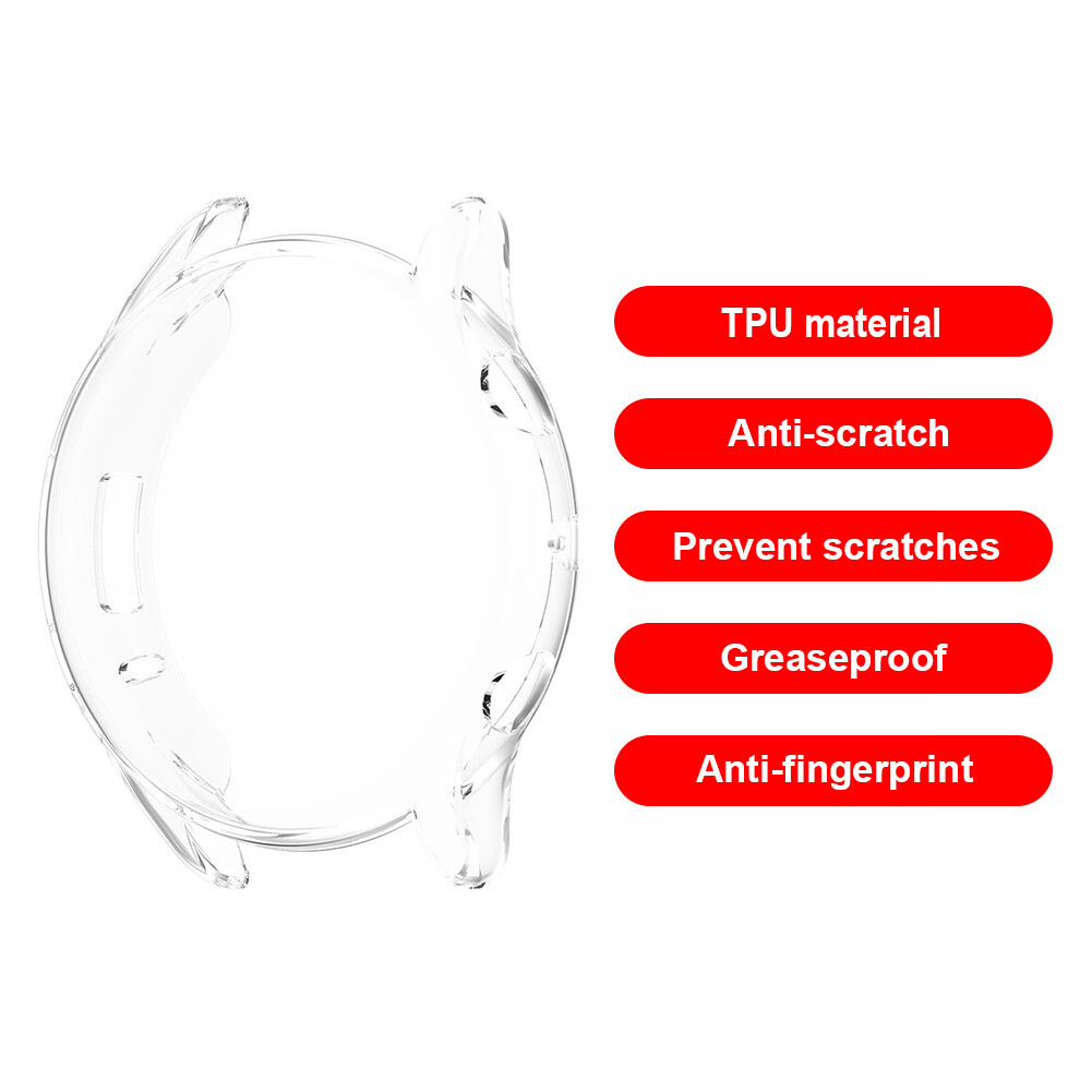 TPU Full Screen Protector Anti-Scratch Case for Amazfit GTR3/GTR3 Pro ...