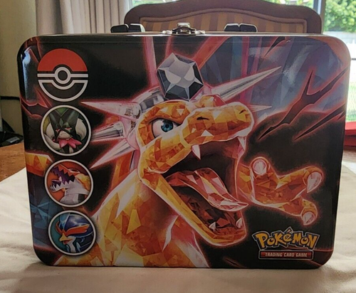 POKEMON S&V - CHARIZARD COLLECTORS TIN, LUNCH BOX, Empty - 1 Dent | eBay