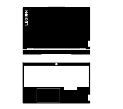 Carbon Vinyl Sticker Skin Decals Cover for Lenovo Legion 5 5i (15 ...