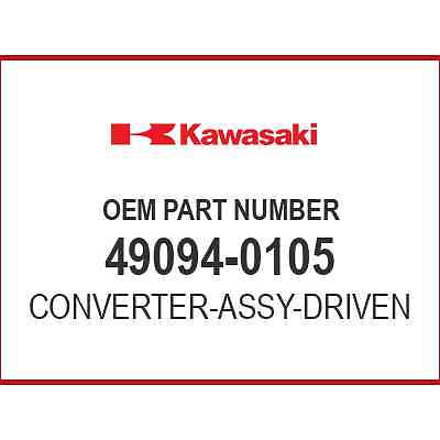 Kawasaki CONVERTER-ASSY-DRIVEN 49094-0105 OEM NEW | eBay