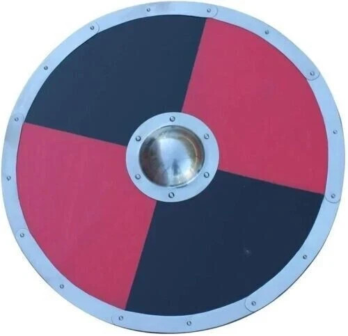 24'' New Engraved Designer Medieval Viking Round Shield Wooden Cosplay ...