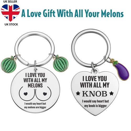 I Love You Keyring Rude Funny Novelty Boyfriend Girlfriend Valentines ...