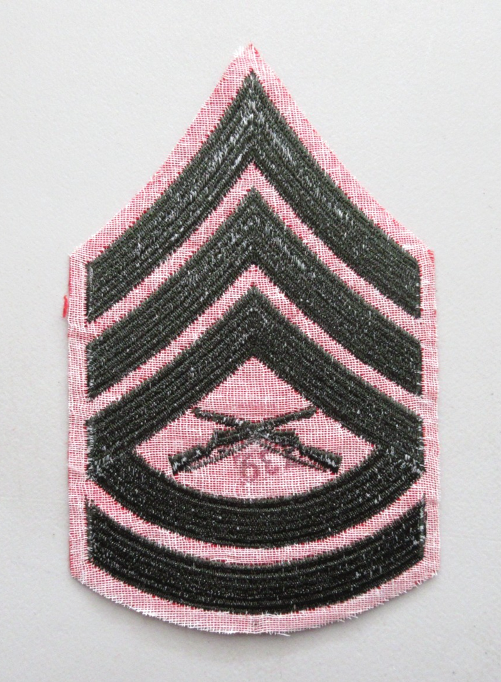 ⭐U.S. MARINES GUNNERY SERGEANT USMC MILITARY STRIPES RANK UNIFORM SEW ...