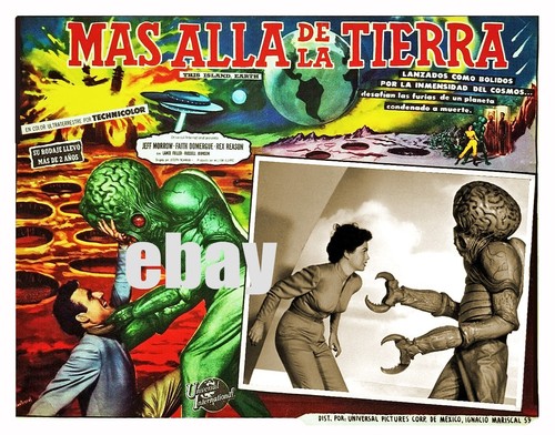 Sci Fi THIS ISLAND EARTH Faith Domergue Alien Monsters Superb Mexican ...