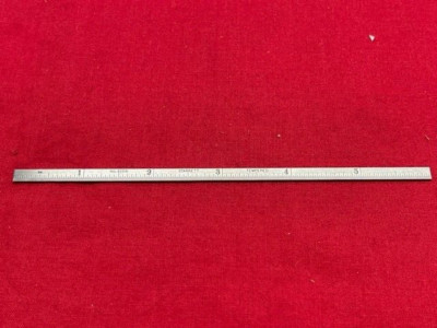 Starrett 610N-6 Narrow Spring Tempered Steel Narrow Rule with In Grad ...
