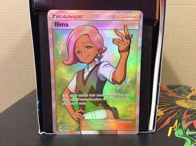 LLIMA TRAINER FULL ART HOLO POKEMON CARD 146/149 SUN & MOON ORIGINAL ...