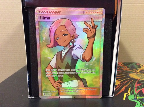 LLIMA TRAINER FULL ART HOLO POKEMON CARD 146/149 SUN & MOON ORIGINAL ...