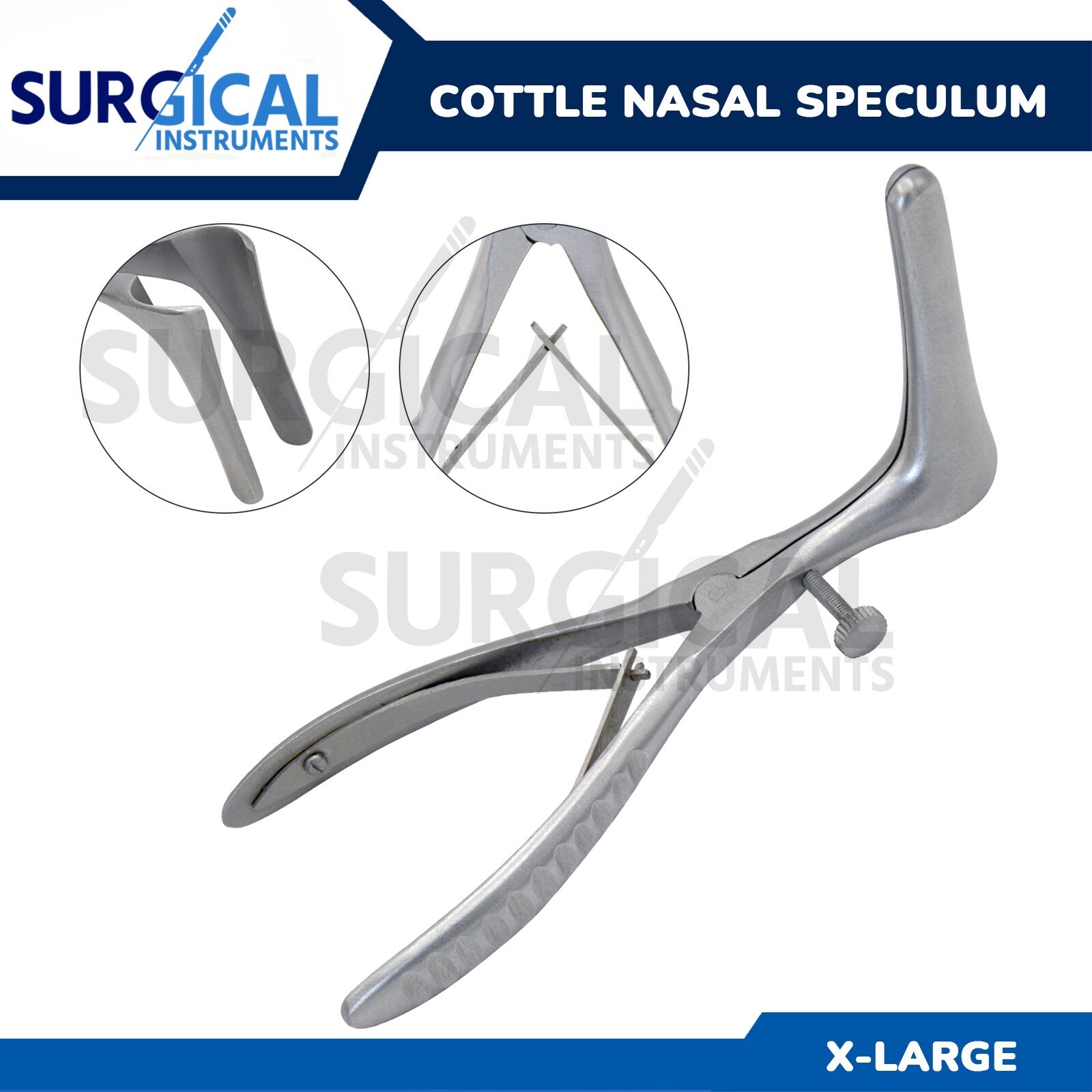 COTTLE Septum Nasal Speculum 6.00" BLADE 3.5" (90mm) Stainless German ...