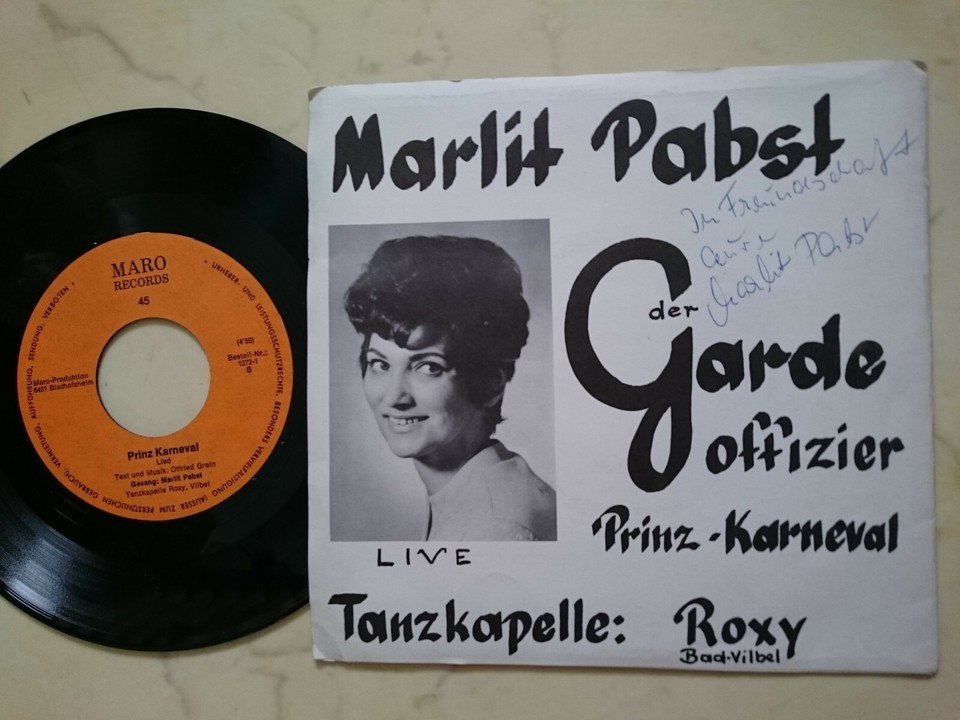 Marlit Pabst The Guard Officer / Prince Carnival *Rares 60S Roxy ...