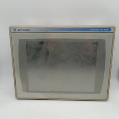 Allen-Bradley 2711P-RDT12HX Panelview Plus 1250 w/ 2711P-RP9D Logic ...