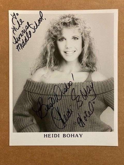 Heidi Bohay Actress Signed Lovely 8x10Photo with COA | eBay