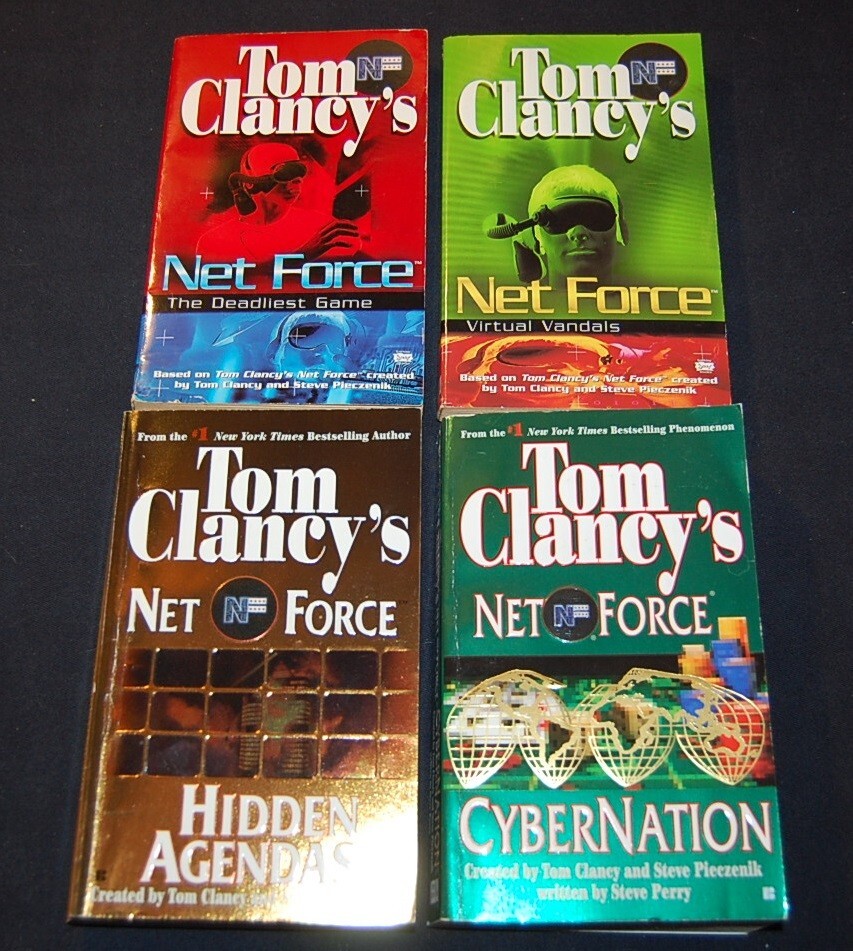 Tom Clancy's Net Force - Lot of 9 Titles - Paperback - CyberNation ...