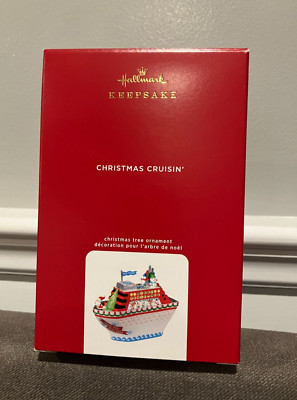HALLMARK 2020 CHRISTMAS CRUISIN’ Cruise Ship Ornament REQ KEEPSAKE ...