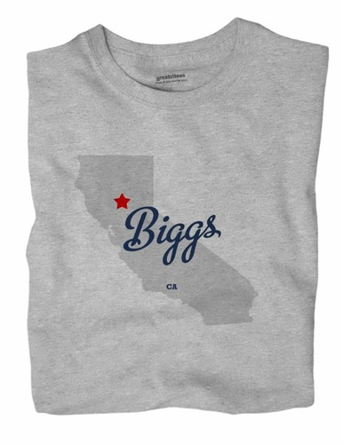 Biggs California CA Calif T-Shirt MAP | eBay